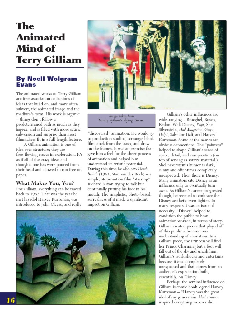 The Animated Mind of Terry Gilliam | PDF | Monty Python