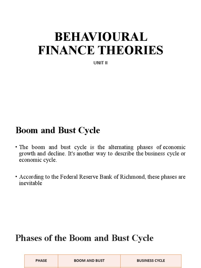 Behavioral Finance | PDF | Heuristics In Judgment And Decision Making ...