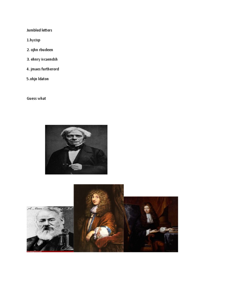 Scientists and Inventors Quiz | PDF