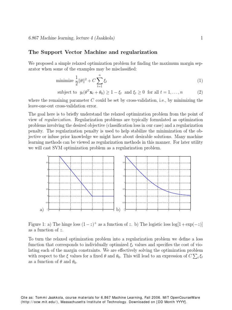 Lec4 PDF | PDF | Logistic Regression | Mathematical Optimization