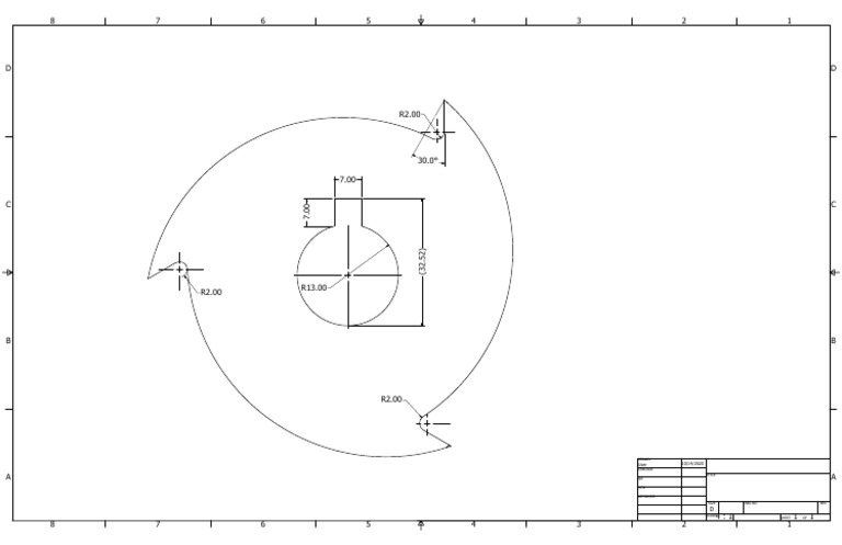 User 10/14/2020: Drawn Checked QA MFG Approved DWG No Title | PDF