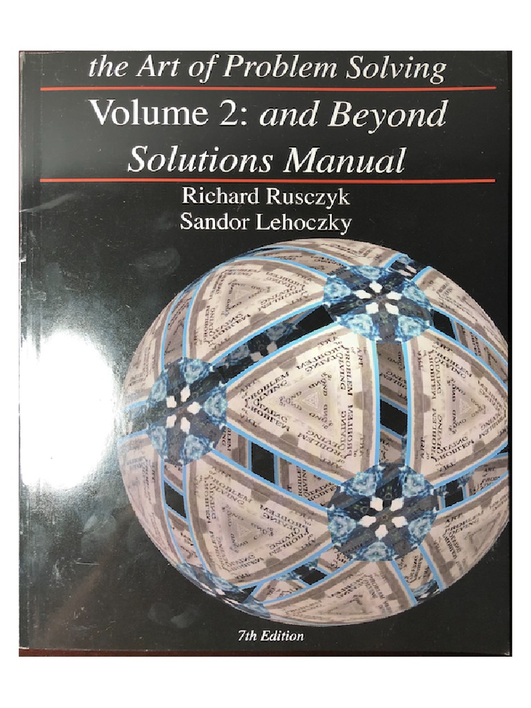 The Art of Problem Solving, Volume 2 and Beyond Solutions Manual by ...