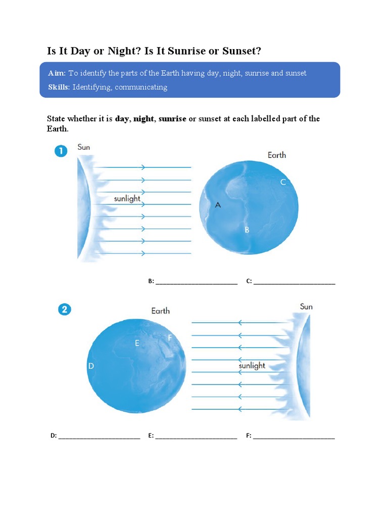 Is It Day or Night Edited | PDF