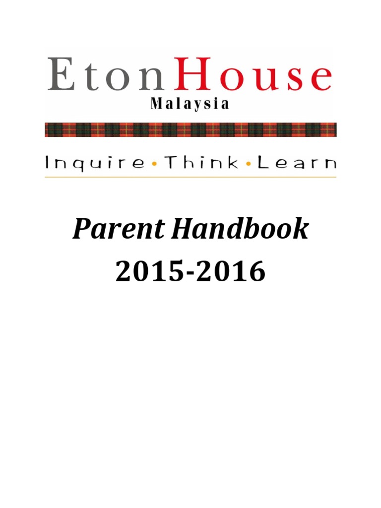 Parent Handbook 2015-2016 Overview | PDF | Schools | Homework