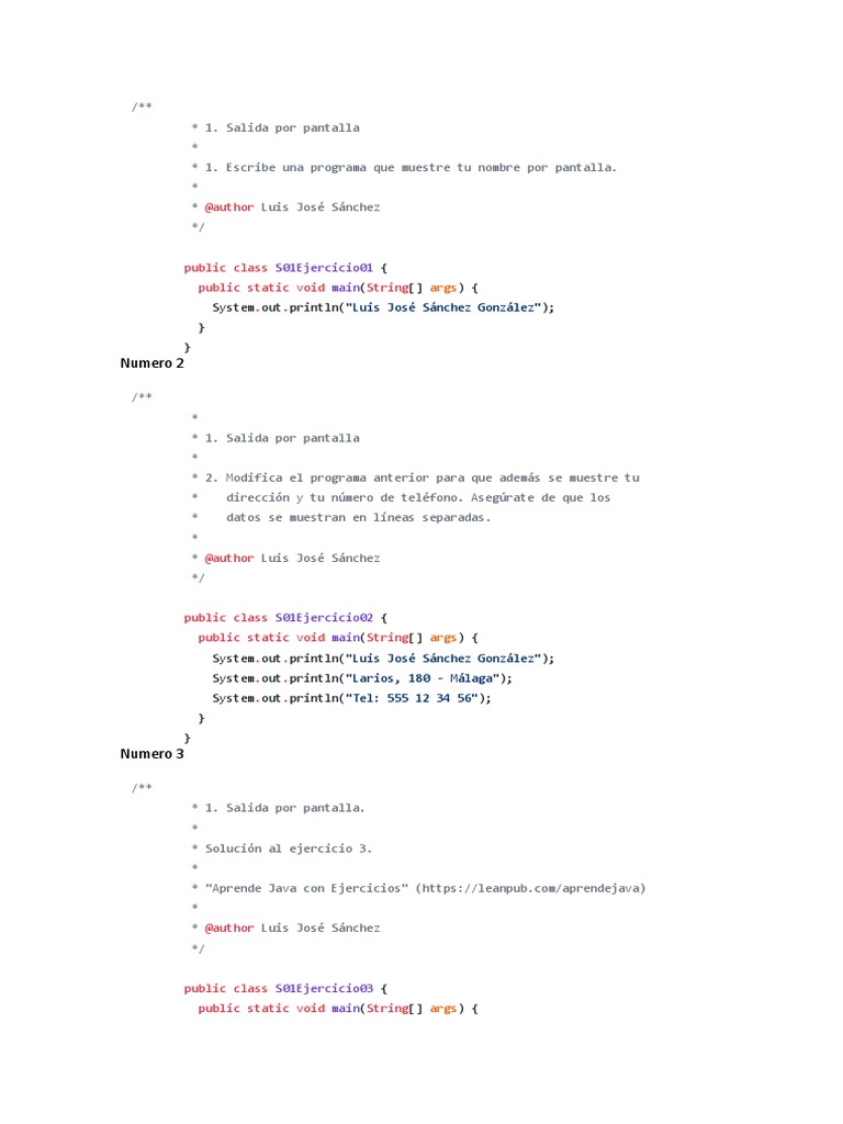 Ejercicios de Programacion y Aprendisaje | PDF | Ciencias de la ...