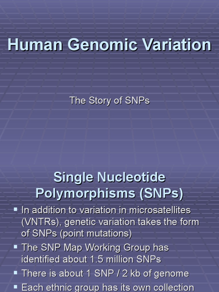 SNPs | PDF | Single Nucleotide Polymorphism | Quantitative Trait Locus