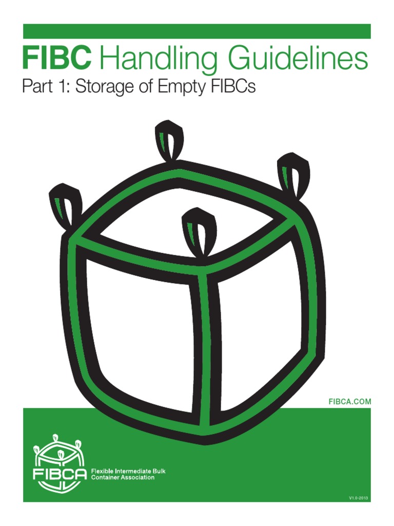 Handling Guidelines: Part 1: Storage of Empty Fibcs | PDF | Shelf Life ...