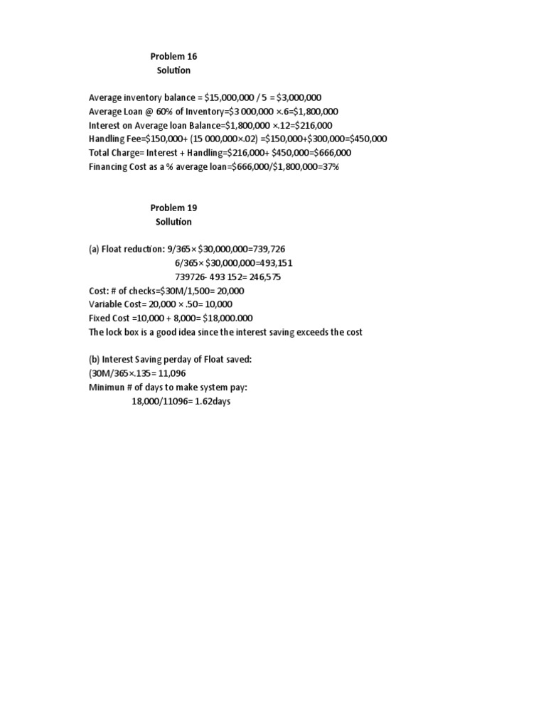 Problem 16 Solution | PDF