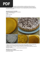 Receta de Chiskey | PDF | Tarta de queso | Crema
