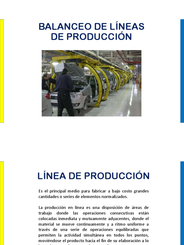 Balanceo de Lineas y Calculo de Operadores PDF | PDF