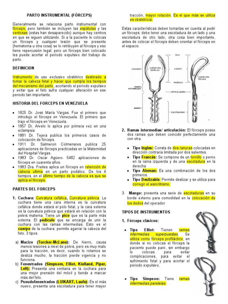 4 Forceps | PDF | Parto | Salud maternal