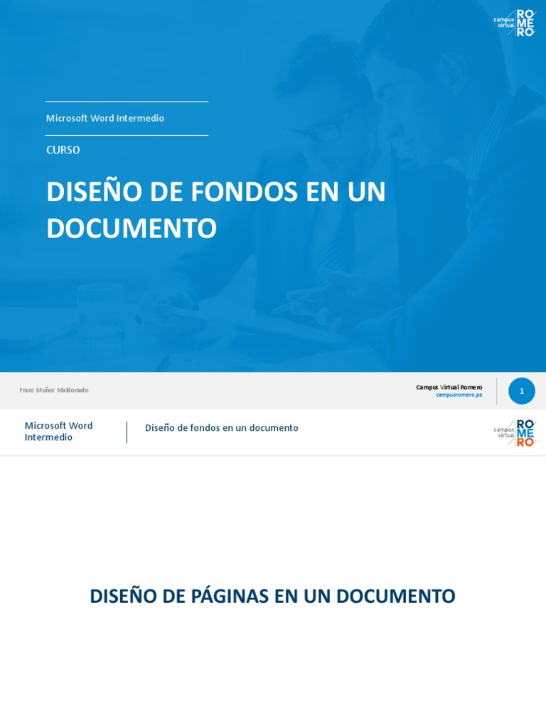 Diseño de Fondos en Un Documento | PDF | Color | Microsoft