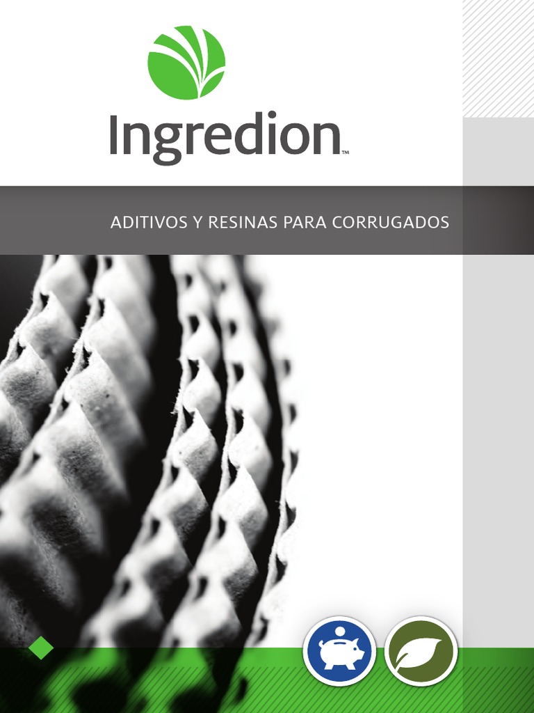 Ingredion Portafolio Corrugado Formación | PDF | Adhesión | Química
