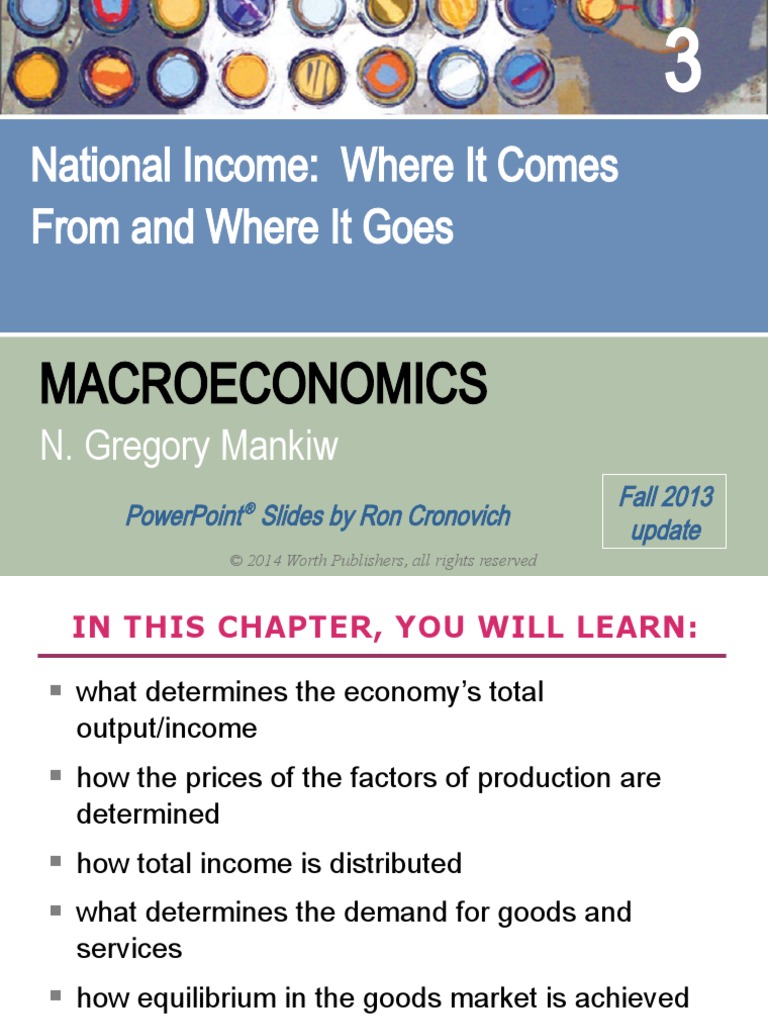 National Income: Where It Comes From and Where It Goes: Macroeconomics ...