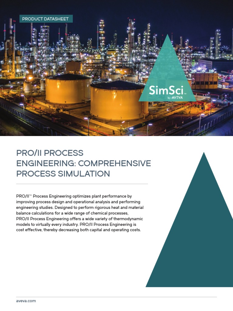 Pro/Ii Process Engineering: Comprehensive Process Simulation | PDF ...