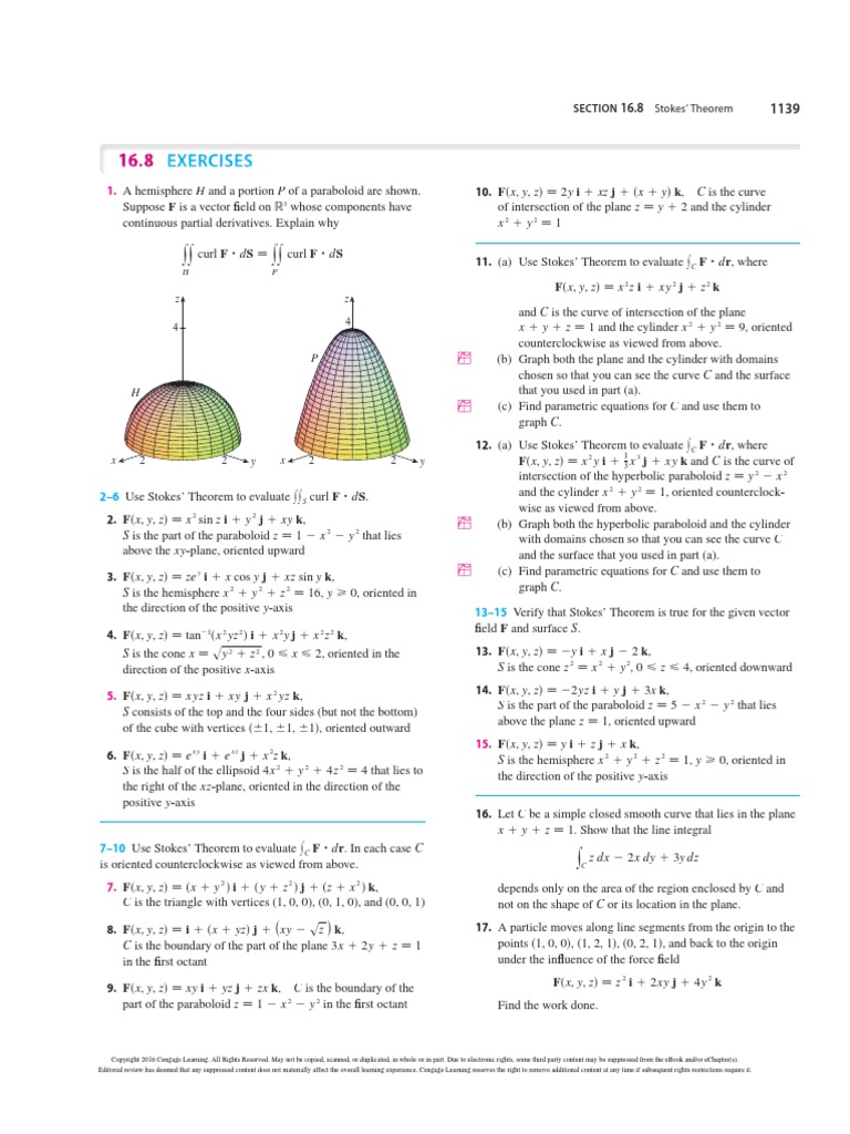 Y y y Y: Stokes' Theorem | PDF | Plane (Geometry) | Differential Topology