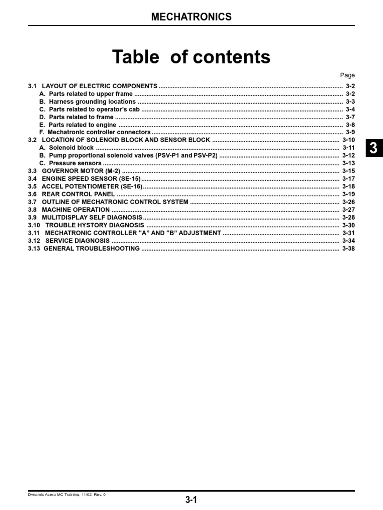 Table of Contents: Mechatronics | PDF | Valve | Manufactured Goods