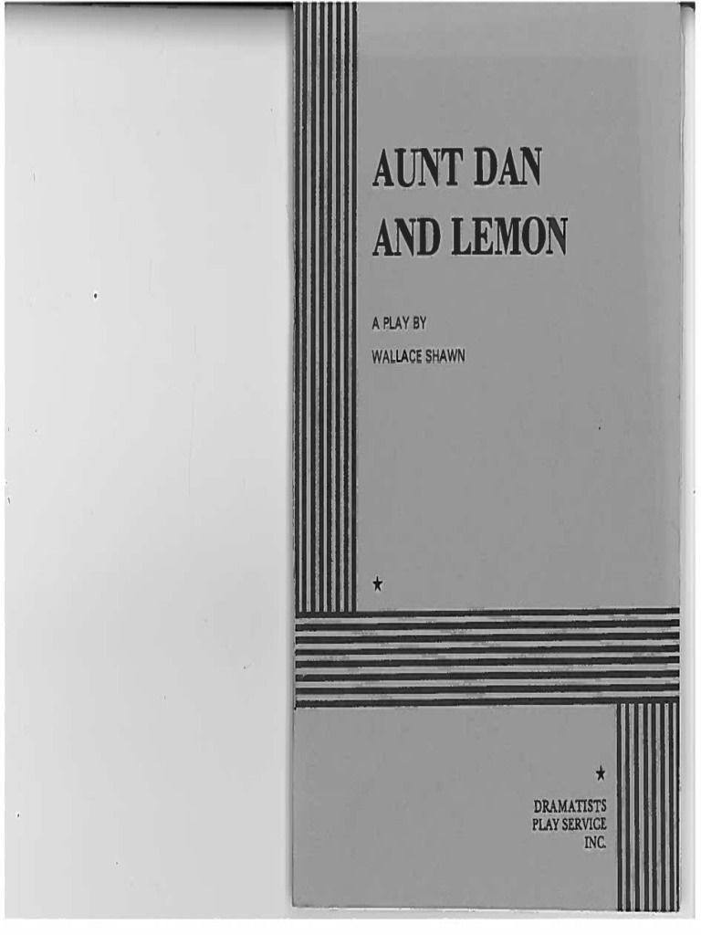 Shawn - Aunt Dan and Lemon PDF | PDF