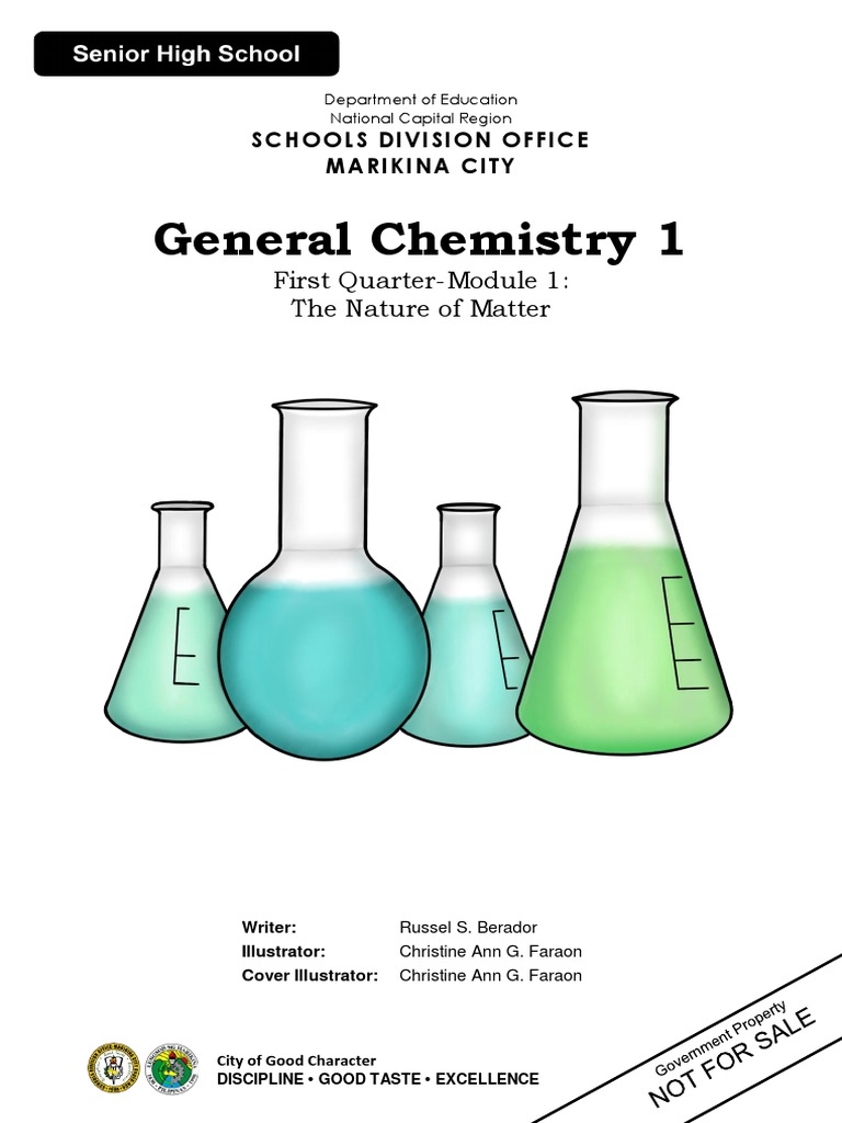 General Chemistry 1: First Quarter-Module 1: The Nature of Matter | PDF ...