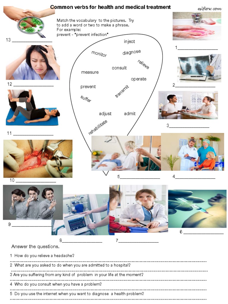 Common Verbs For Health and Medical Treatment 2020 | PDF | Patient ...