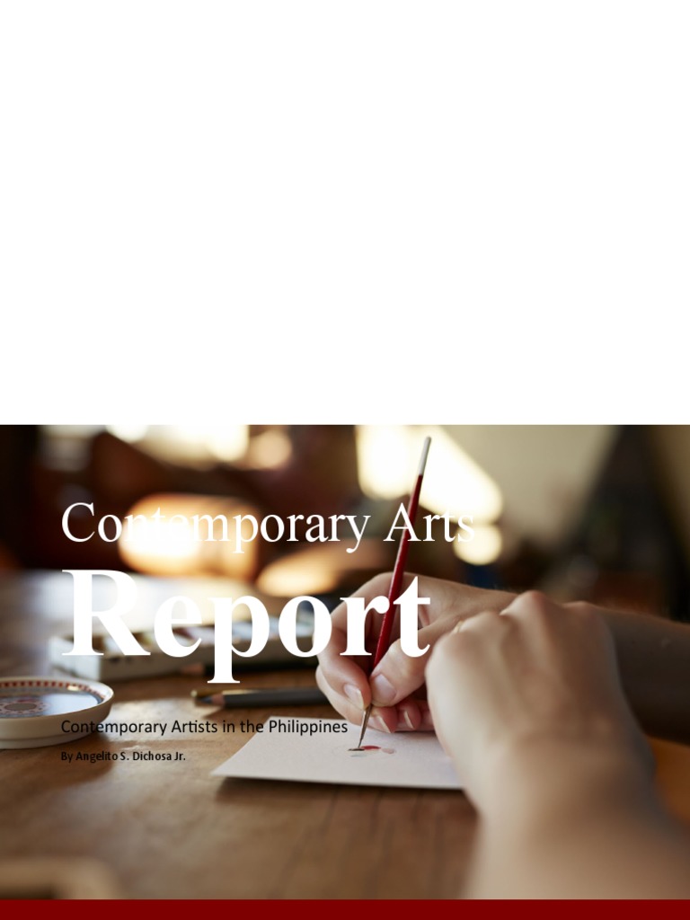 Contemporary Arts Report Modyul 1 | PDF | Entertainment (General ...