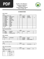 Grade 12 Class Master List 2025 | PDF