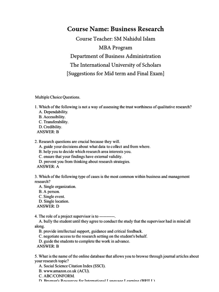Business Research | PDF | Correlation And Dependence | Hypothesis