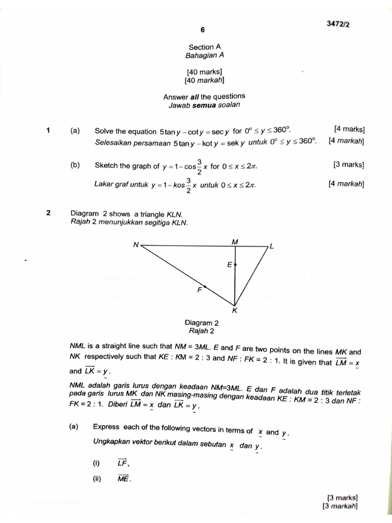 2019 Penang AddMath K2 | PDF