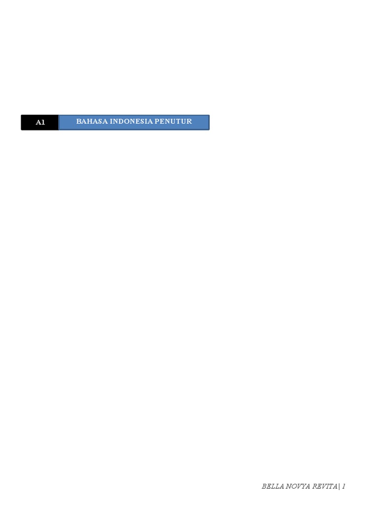 Bahan Ajar Bipa | PDF