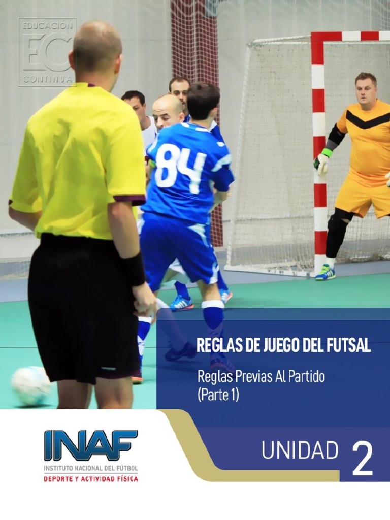 Unidad Ii Parte 1 Reglas 1,2 y 3 Futsal | PDF | Asociación de Futbol ...