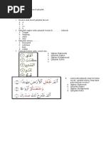 Contoh Soal Mad Dan Waqaf Pilihan (Ganda Dan Jawaban) | PDF