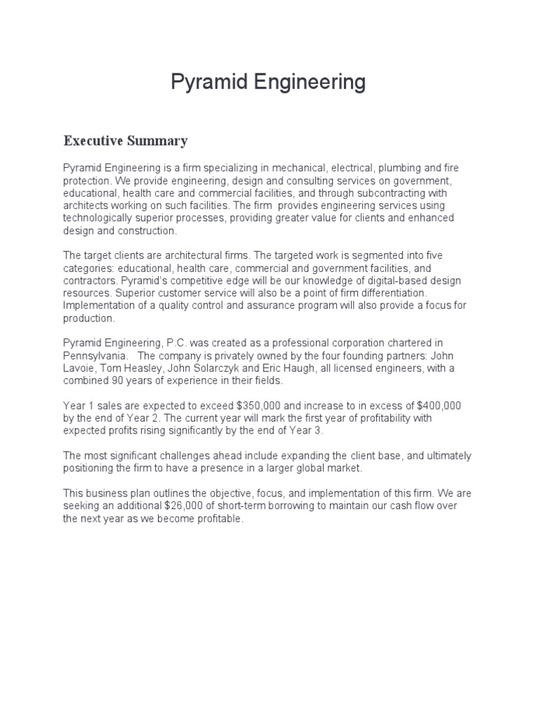 Pyramid Engineering: Providing Top Quality Professional Engineering ...