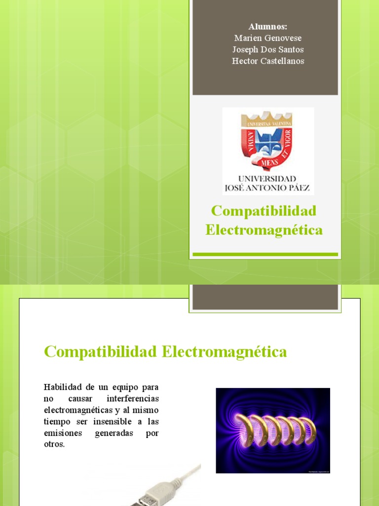 Compatibilidad Electromagnética Presentacion | PDF
