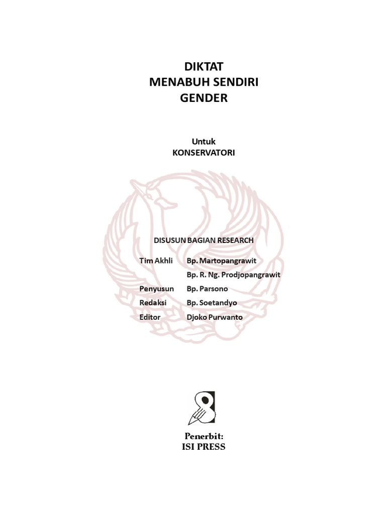 Buku Diktat Gender PDF | PDF