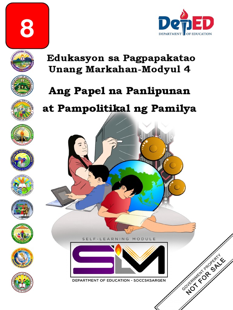 Final ESP-G8-1Q Module 4 Ang Papel Na Panlipunan at Pampolitikal NG Pamilya | PDF