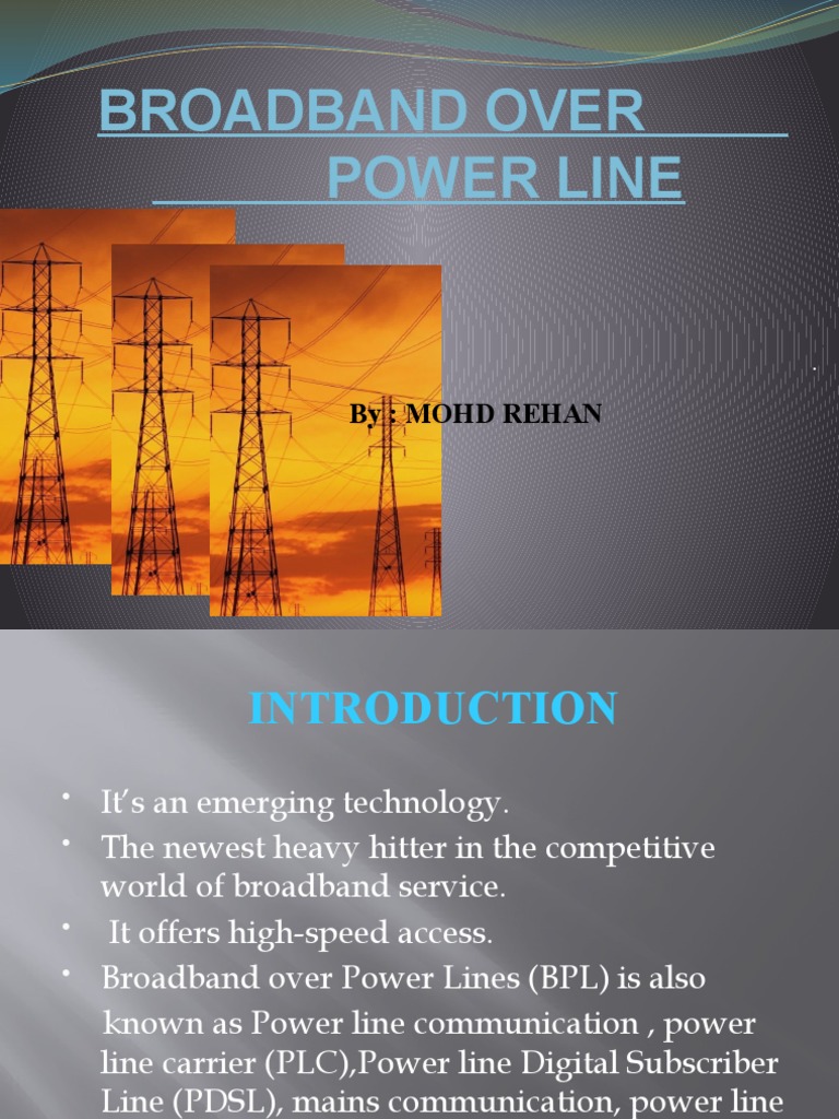 Broadband Over Power Line Guide | PDF | Broadband | Internet Access