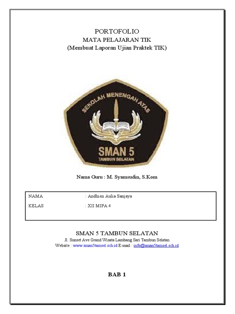 Portofolio Tik | PDF