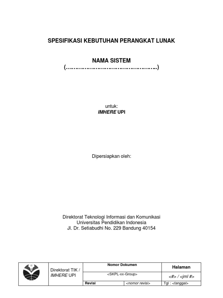 Template SKPL | PDF