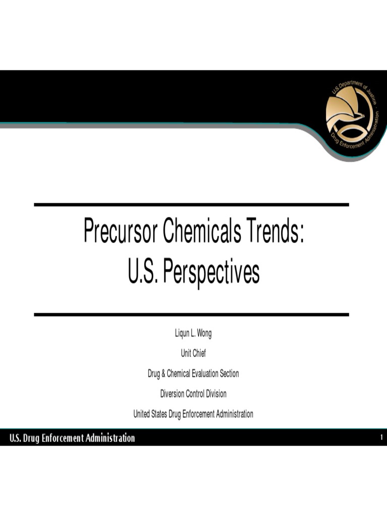 Precursor Chemicals Trends: U.S. Perspectives | PDF | Fentanyl ...