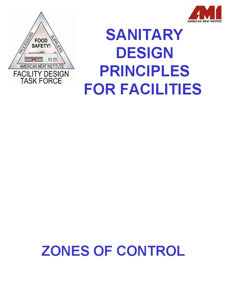 Sanitary Design Principles for Facilities | PDF | Sanitation ...