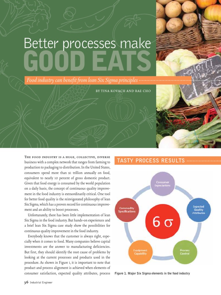 Six Sigma in Food Industry | PDF | Six Sigma | Packaging And Labeling