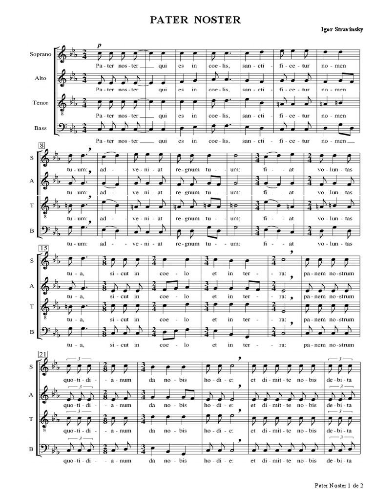 Pater Noster PDF | PDF
