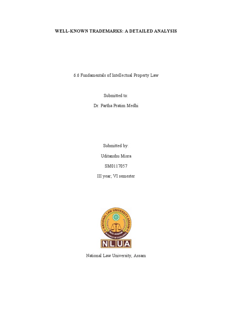 IPR Assignment | PDF | Trademark | Intellectual Property