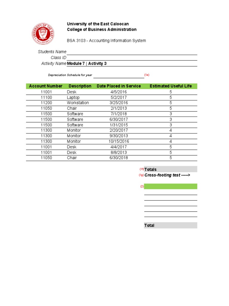 Students Name Class ID Activity Name Module 7 - Activity 3 | Download ...