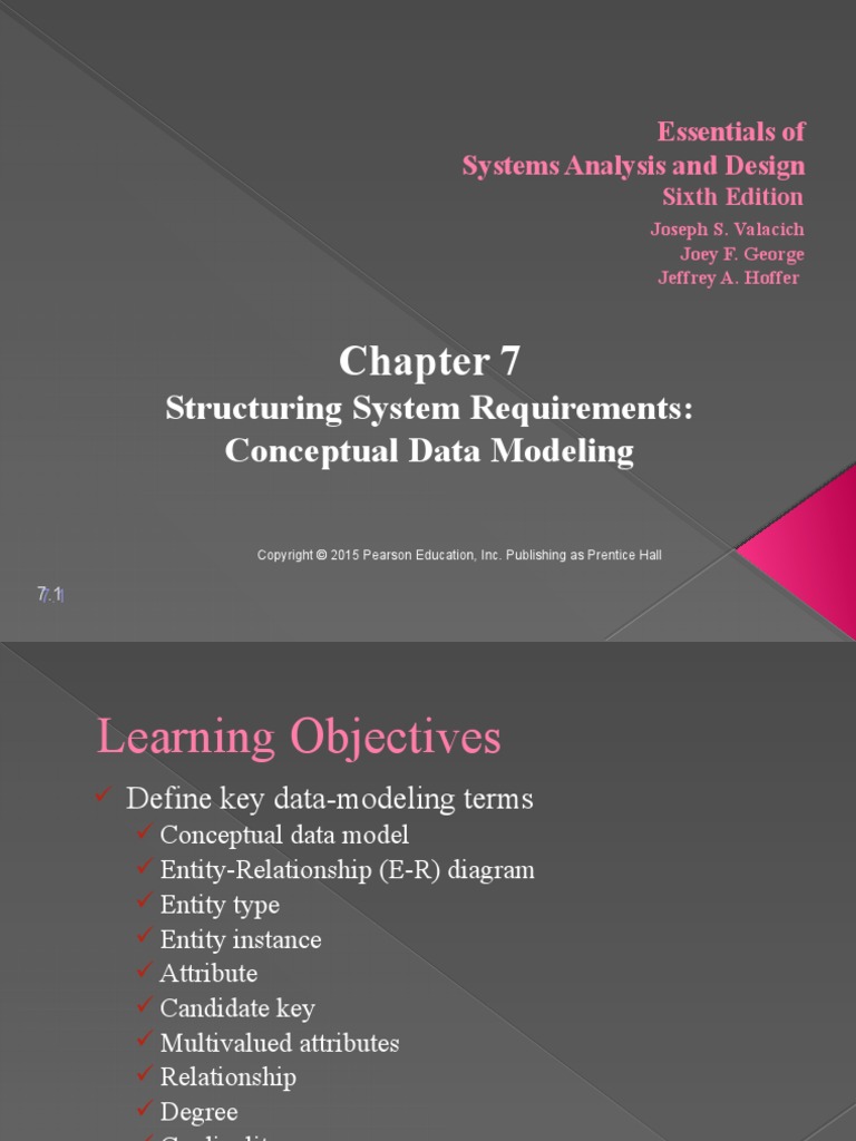 Structuring System Requirements: Conceptual Data Modeling: Essentials ...