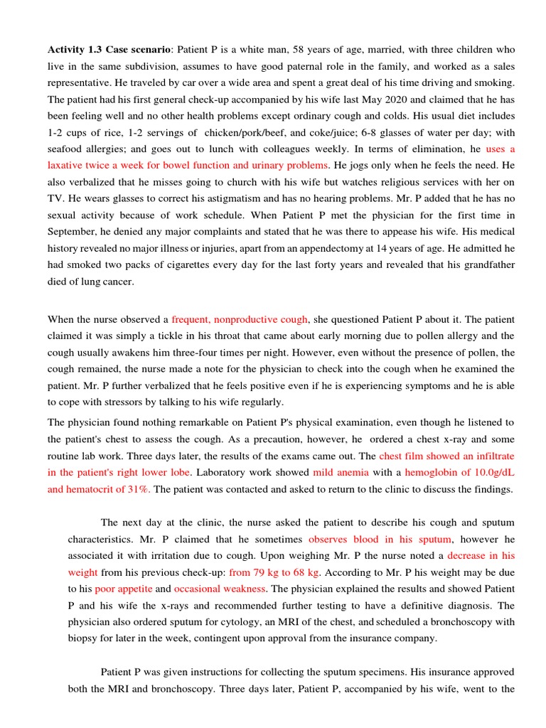 Lung Cancer Case Study and Analysis | PDF | Lung Cancer | Cancer