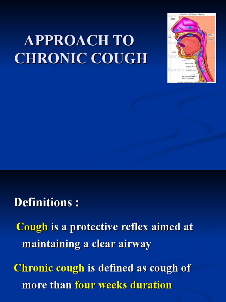 Approach To Cough | PDF | Cough | Respiratory Diseases