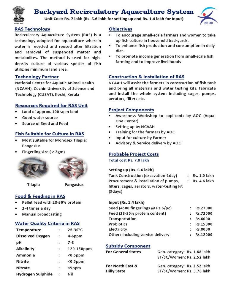 6.backyard Recirculatory Aquaculture System | PDF | Aquaculture ...