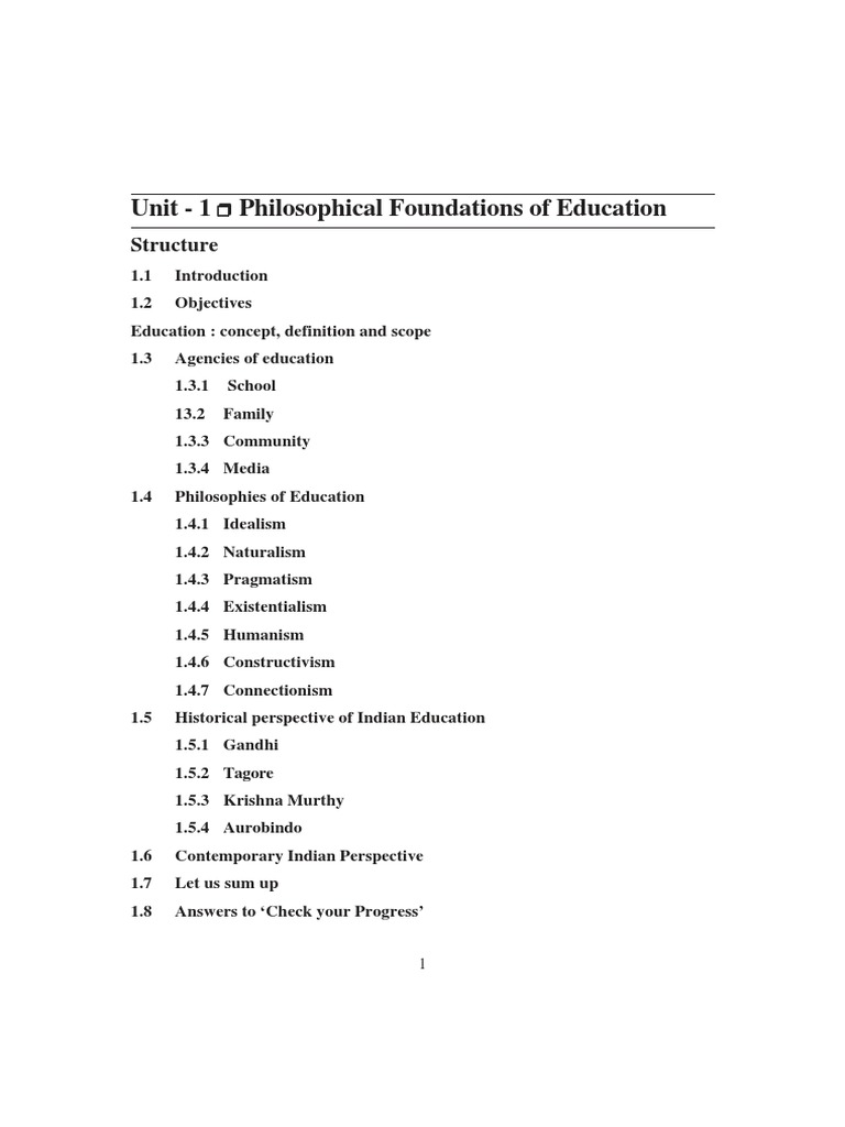 Education Study Material | PDF | Constructivism (Philosophy Of ...