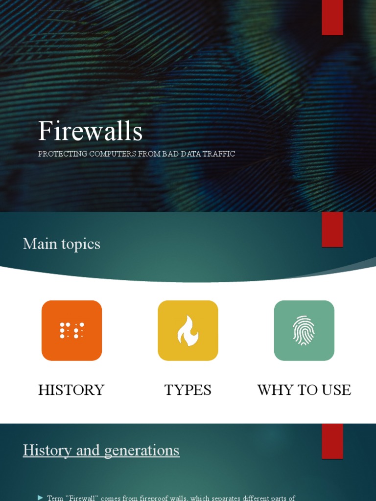 Firewalls: Protecting Computers From Bad Data Traffic | PDF | Firewall ...